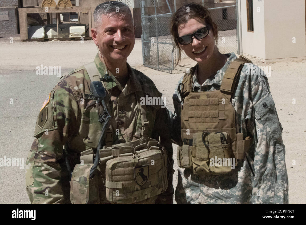 National Training Center, Calif.- U.S. Army Col. Scott Woodward ...