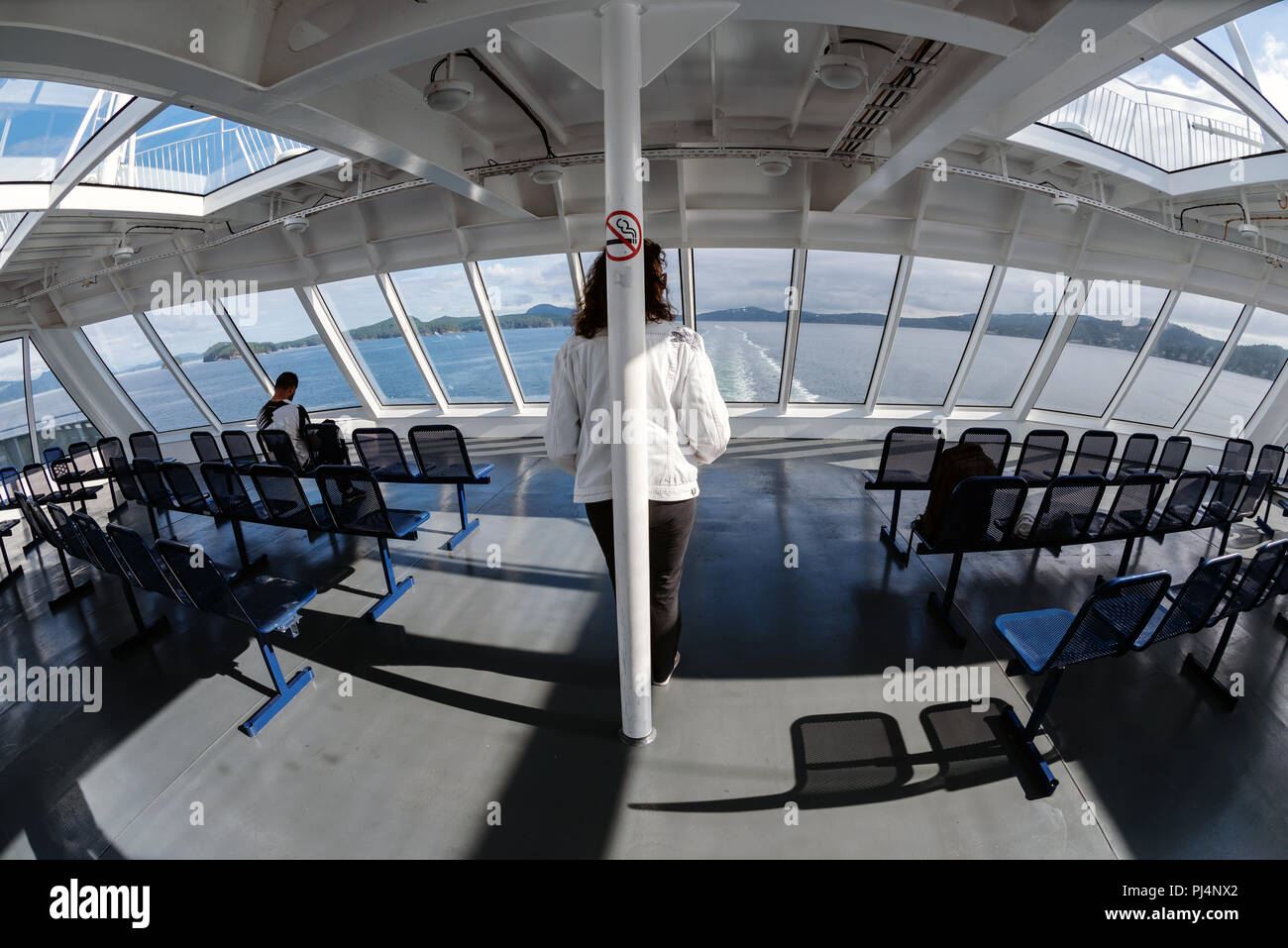 Ferry stern, Vancouver, Victoria, Canada Stock Photo - Alamy