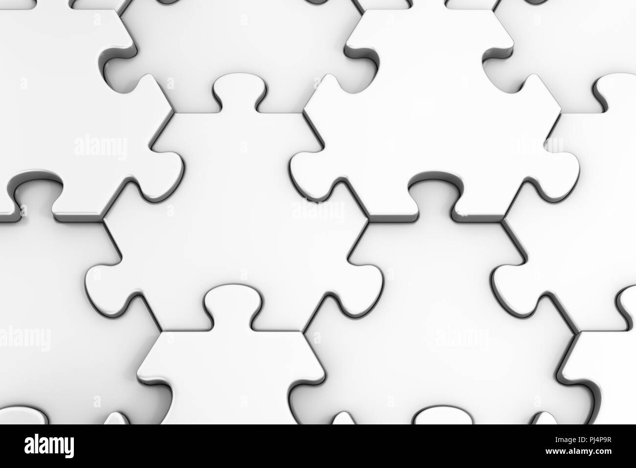 Geometric Pattern Of Jigsaw Puzzle Stock Photo - Alamy