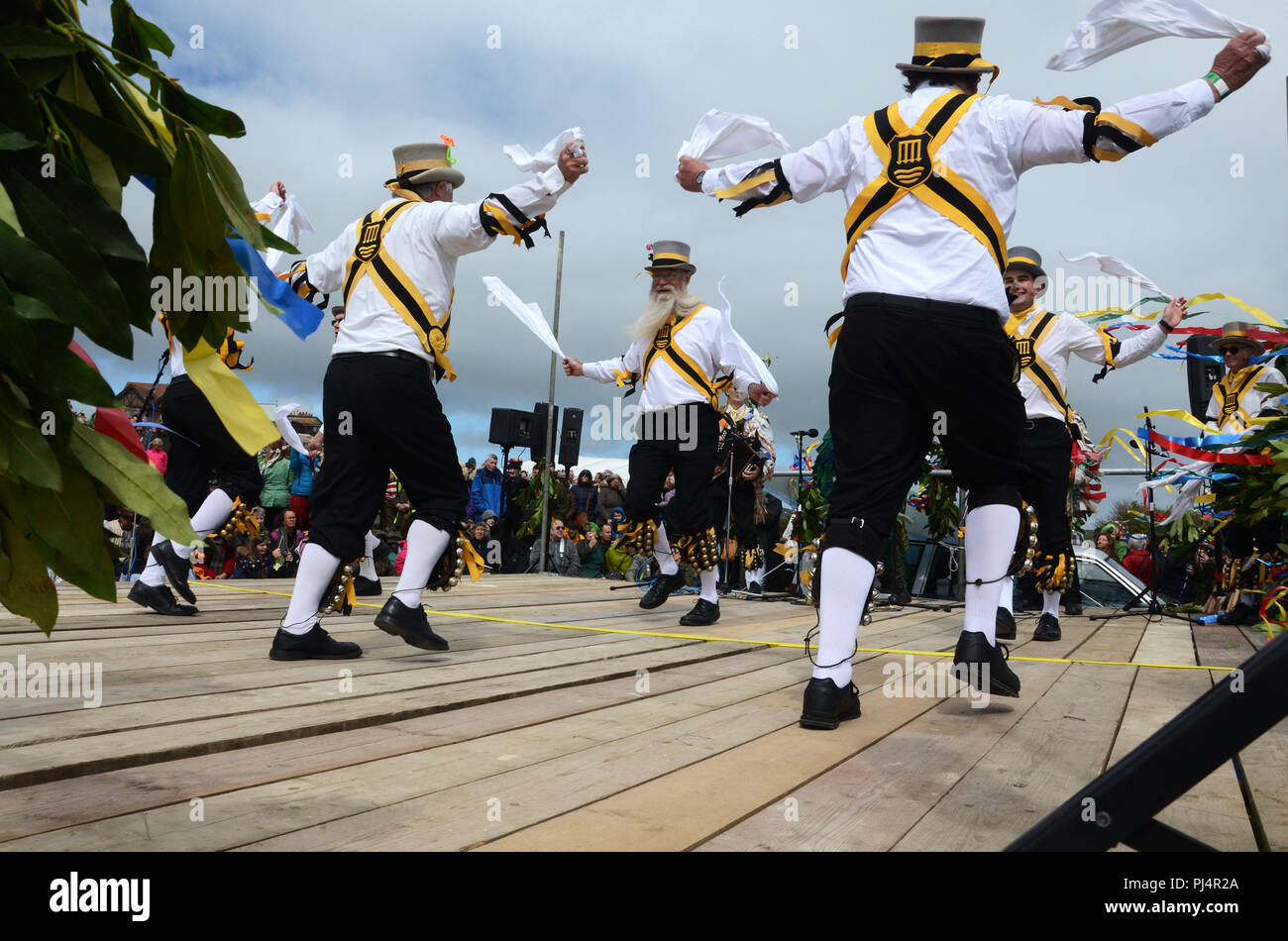 morris dancing, Jack in the green festival, Hastings, UK Stock Photo ...