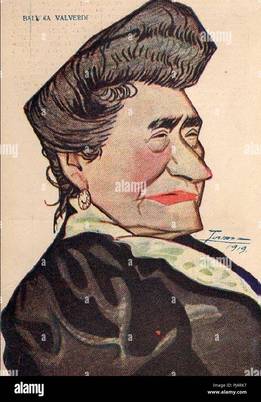 Balbina Valverde 1919 - Manuel Tovar Stock Photo - Alamy