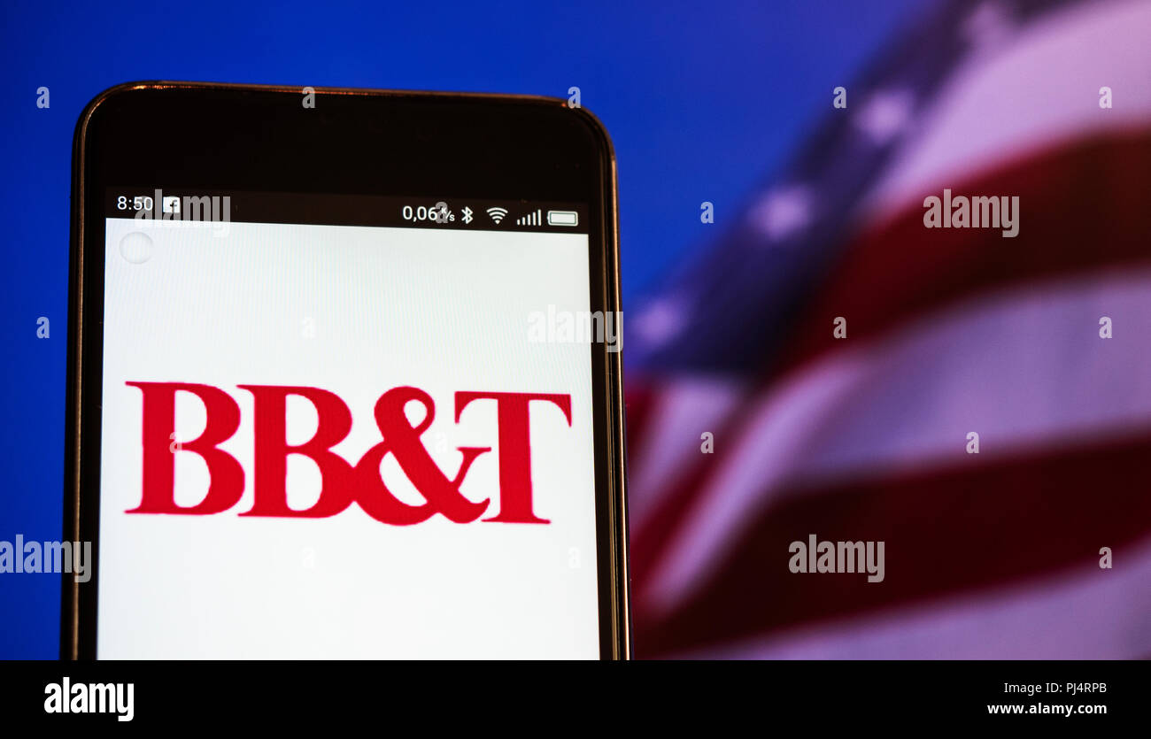 BB&T Bank logo seen displayed on a smart phone Stock Photo - Alamy
