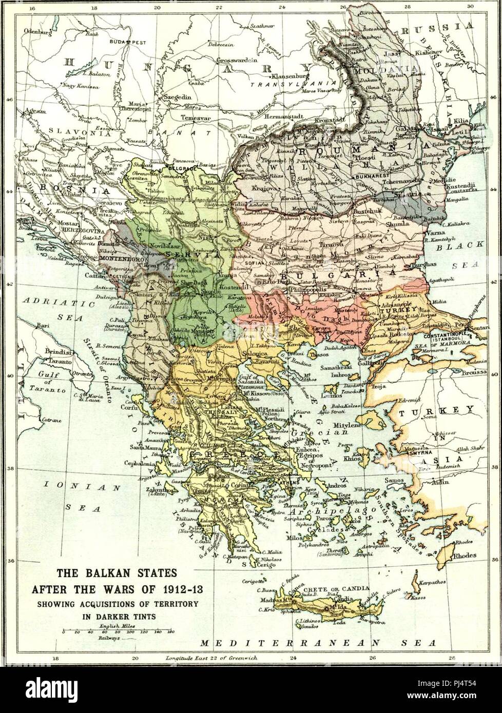 The Balkans 1913 High Resolution Stock Photography and Images - Alamy