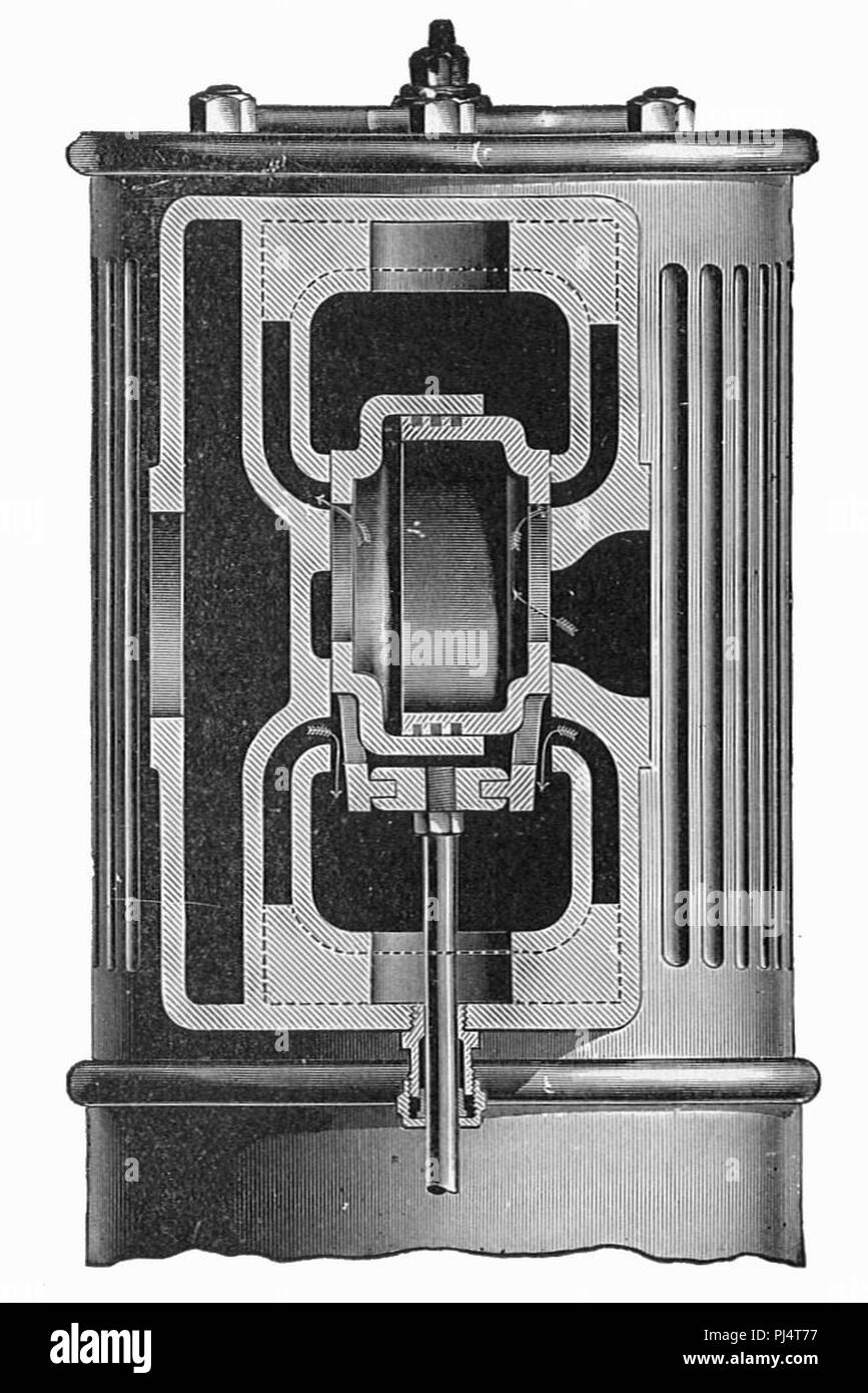 Ball steam engine valve, section (New Catechism of the Steam Engine ...