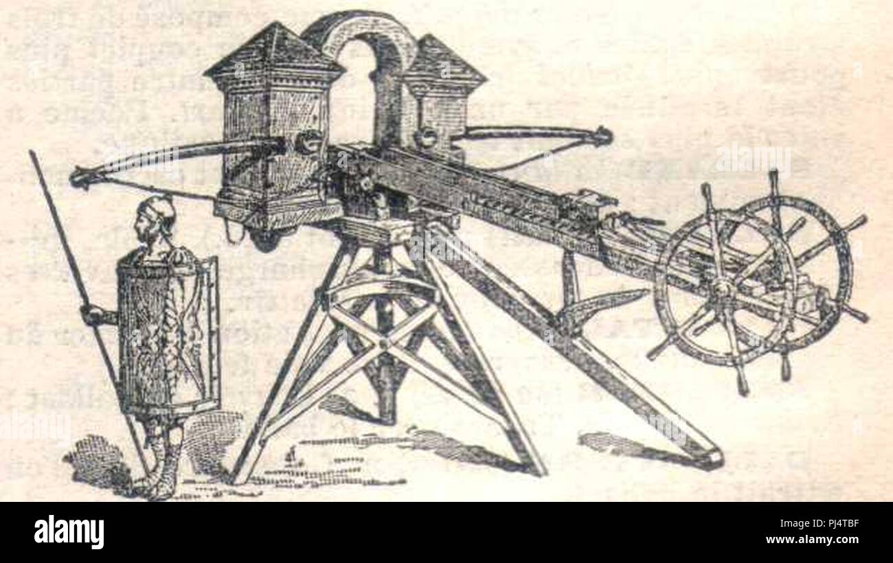 Ballista (Larousse 1912 Stock Photo - Alamy