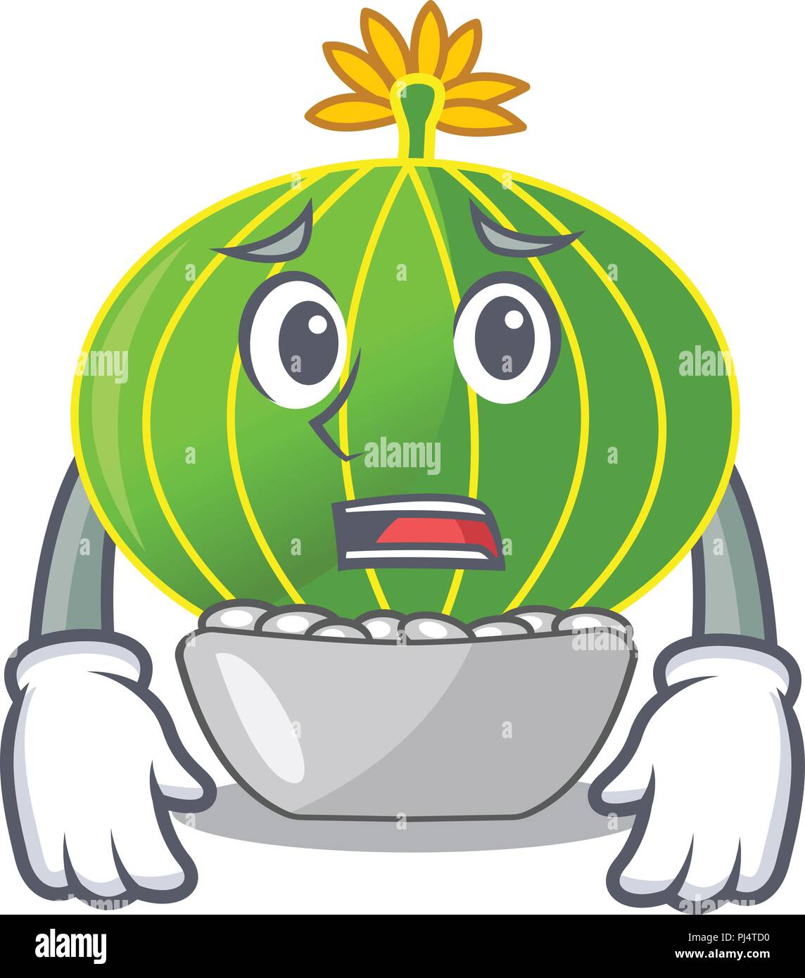 Frozen cactus Stock Vector Images - Alamy