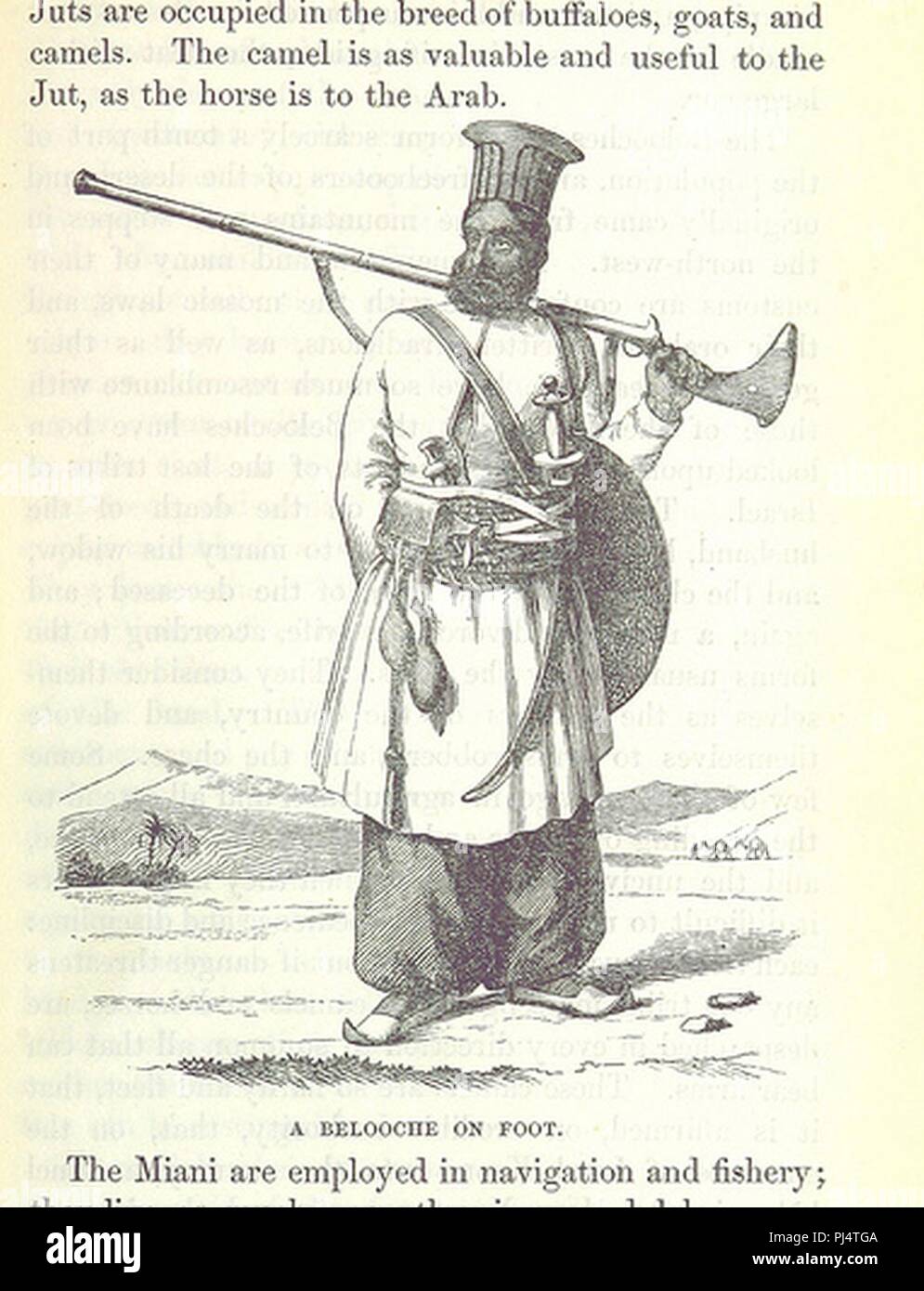 Baloch Man in Sindhi traditional pantaloon style 1845 Stock Photo - Alamy