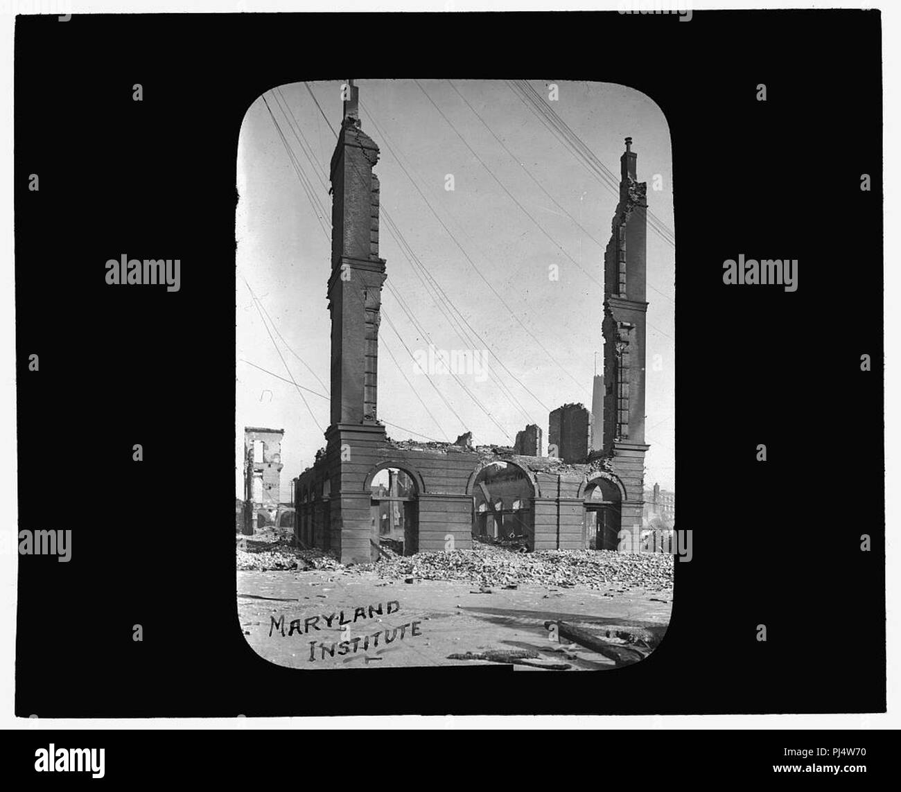 Baltimore fire, 1904 Stock Photo - Alamy