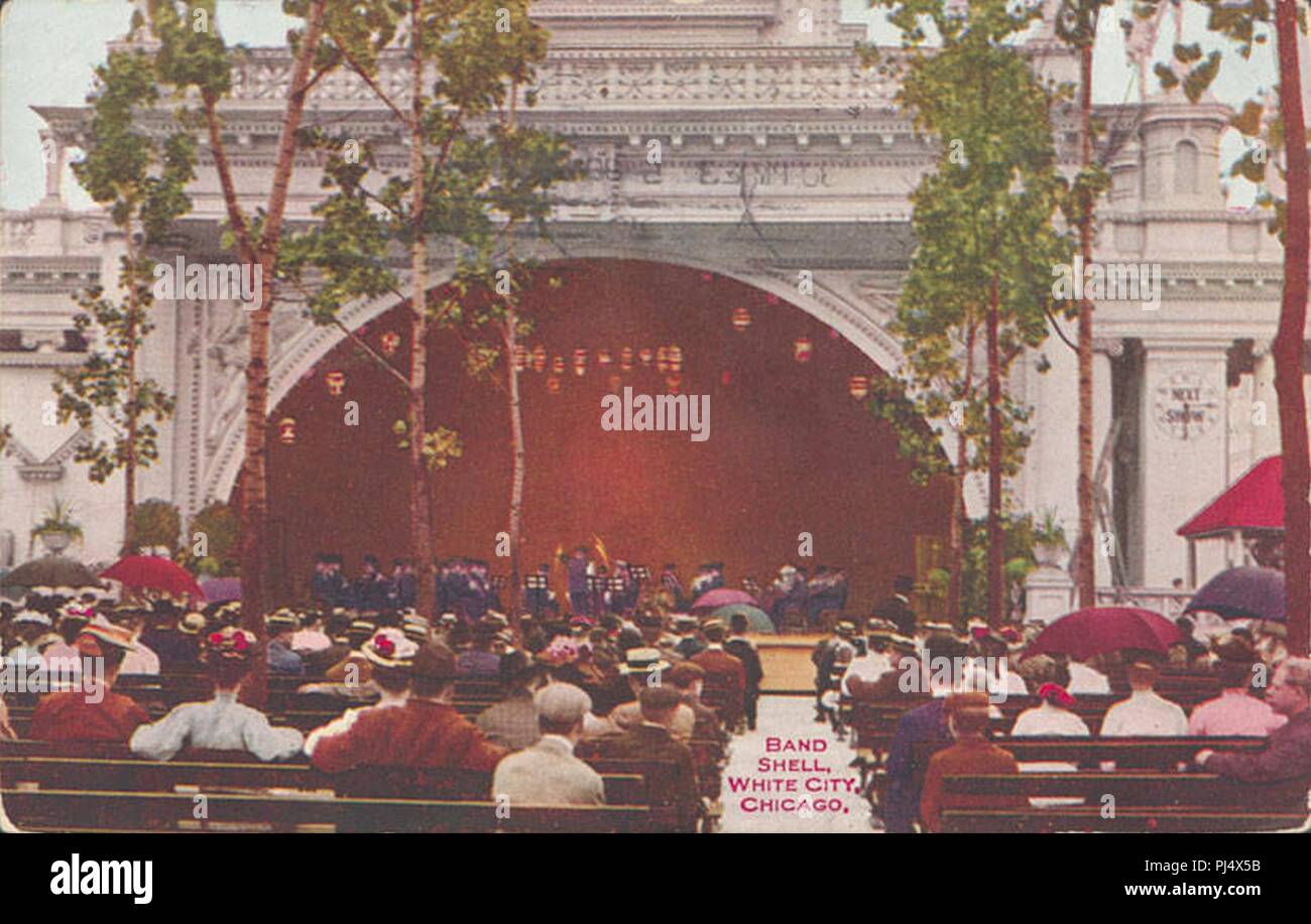 Band Shell, White City, Chicago Stock Photo - Alamy