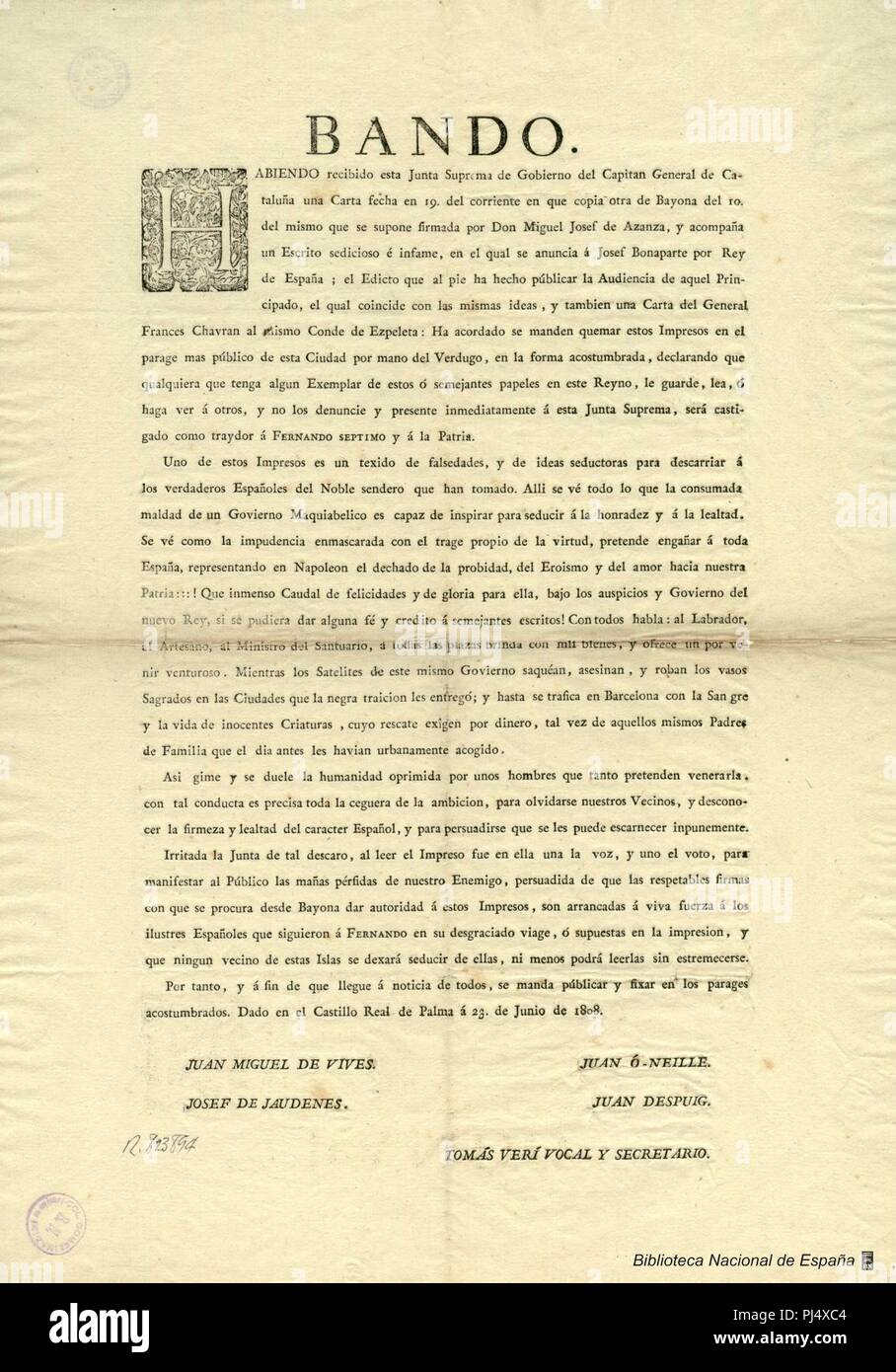 1808 history historical archive archival hi-res stock photography and ...