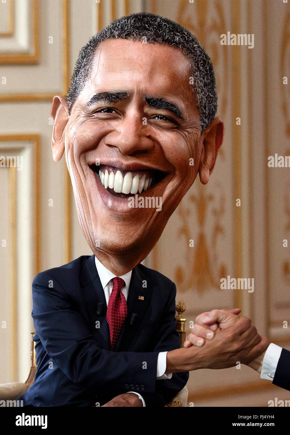 Barack Obama Caricature
