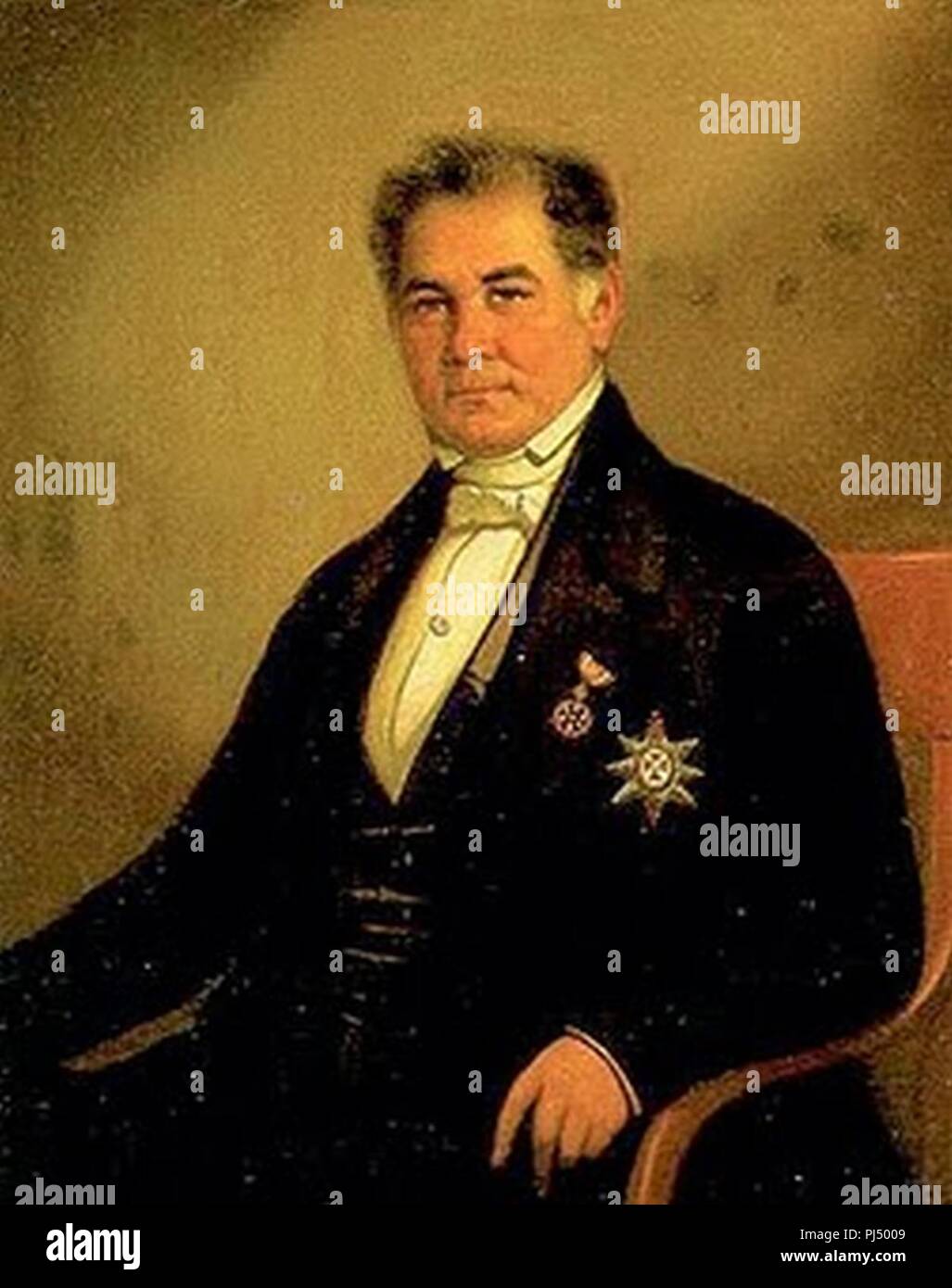 Barandier - Comendador Luciano José de Almeida 1849 Stock Photo - Alamy