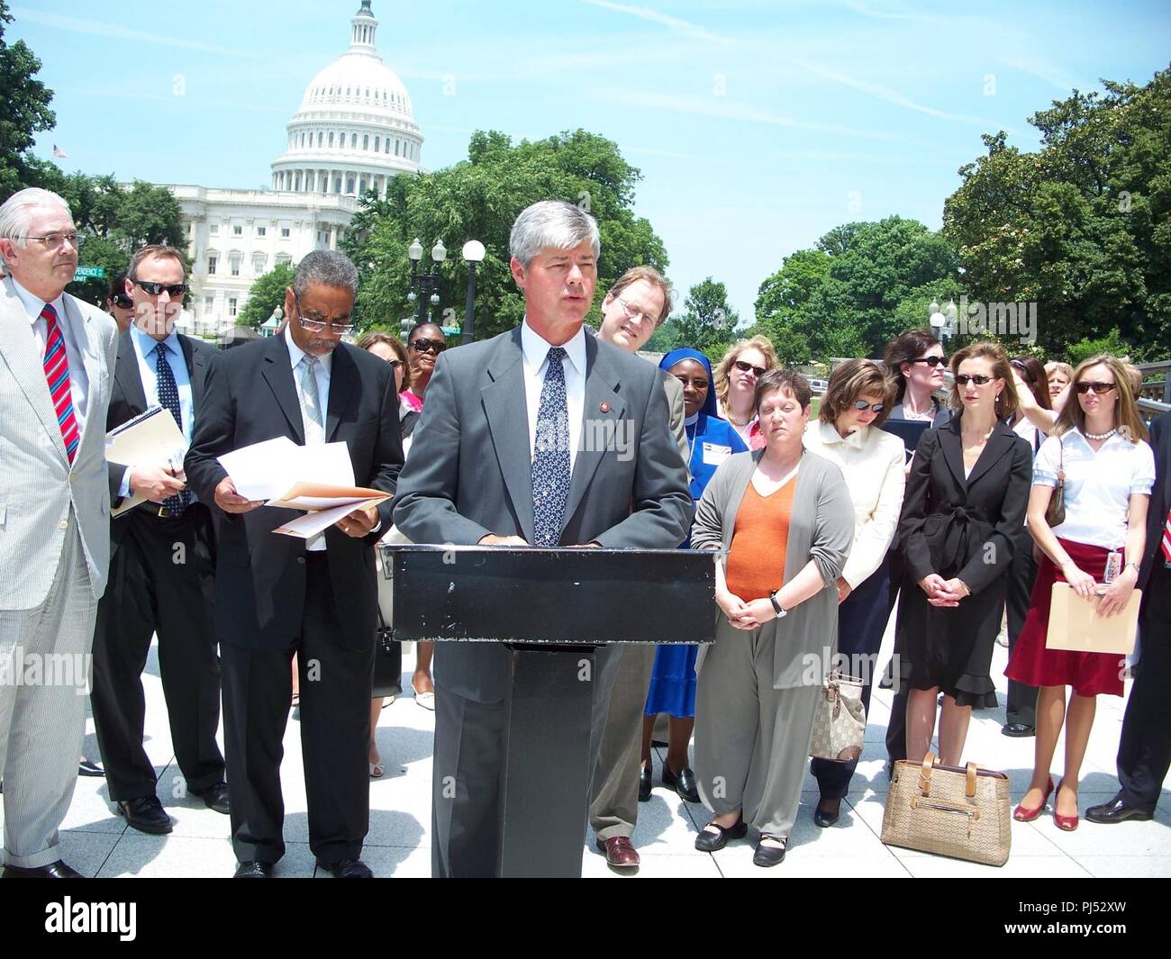 Bart Stupak press conference Stock Photo - Alamy