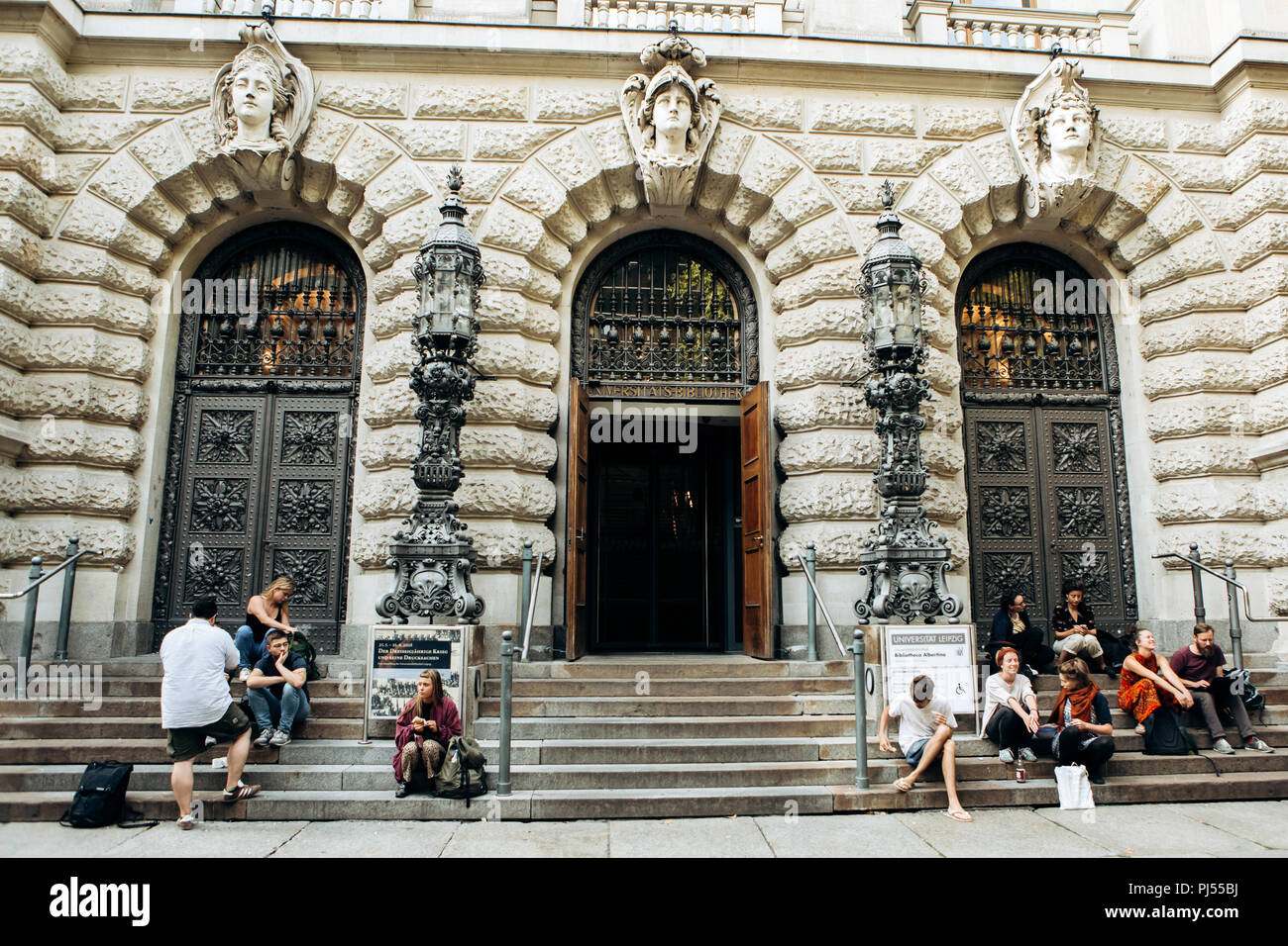 University library in leipzig hi-res stock photography and images - Alamy
