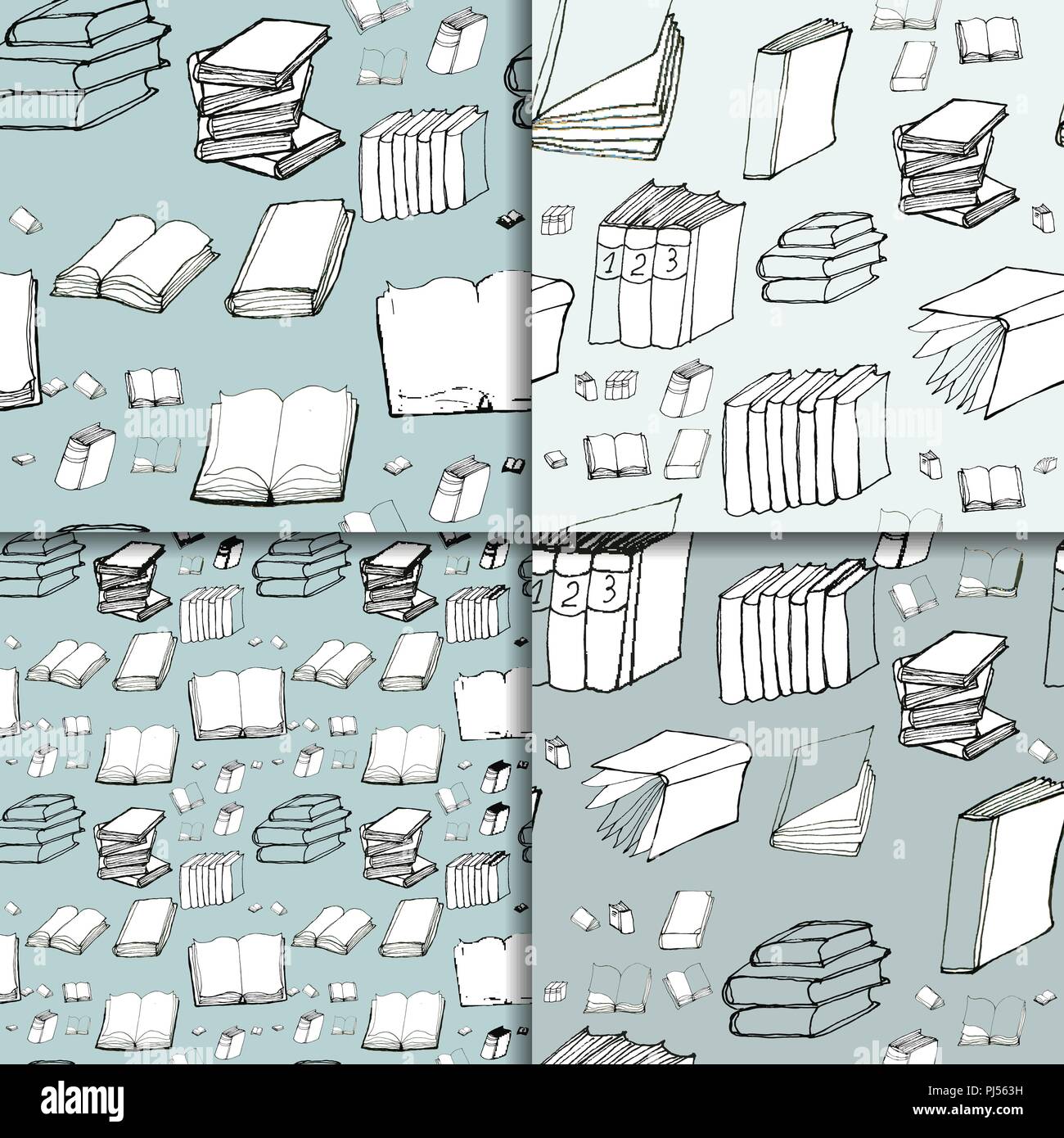 Book open pages flying Stock Vector Images - Alamy