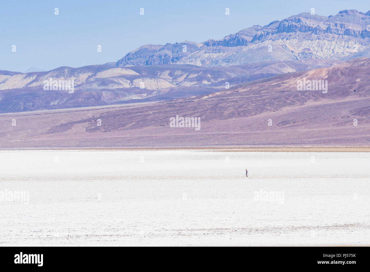 Sunset landscape at badwater basin hi-res stock photography and images ...