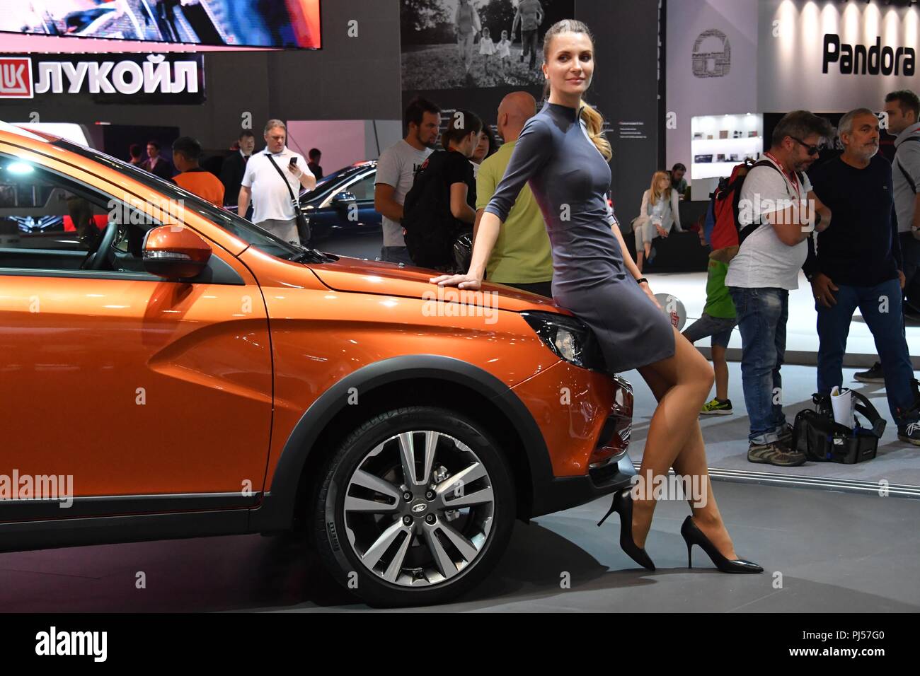 August 29, 2018. - Russia, Moscow. - 2018 Moscow International Car ...