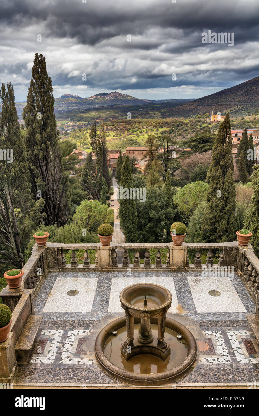 Villa d'Este, Tivoli, Lazio, Italy Stock Photo - Alamy