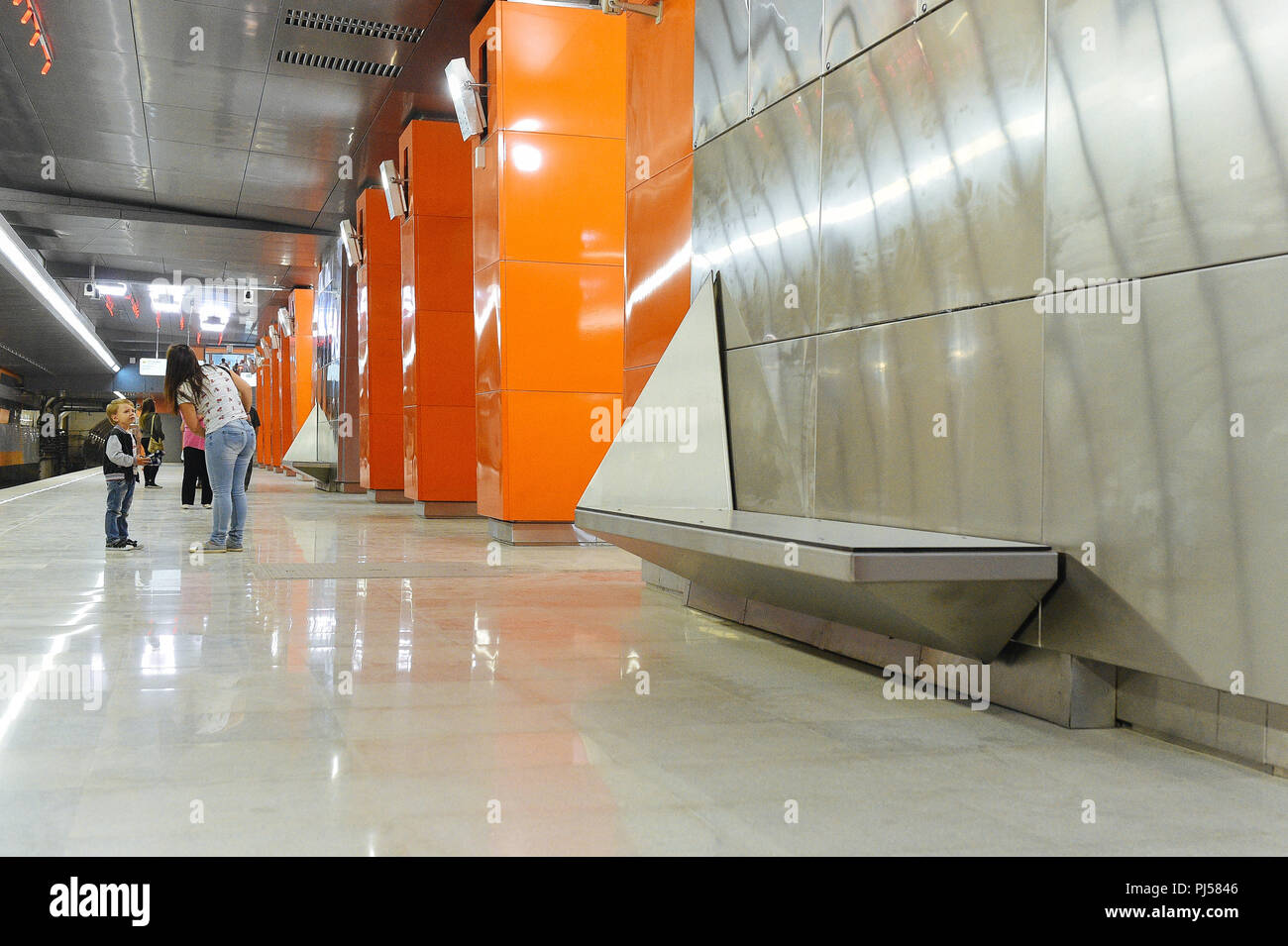 August 30, 2018. - Russia, Moscow. - Opening of a new section of the ...