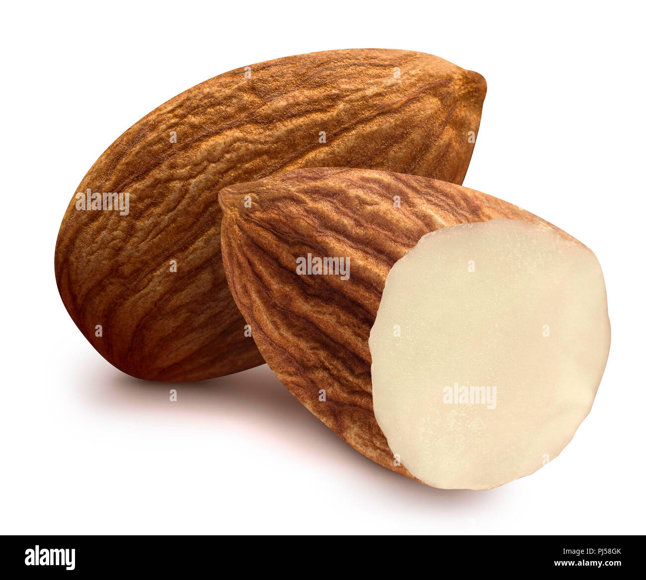 Single almond hi-res stock photography and images - Alamy