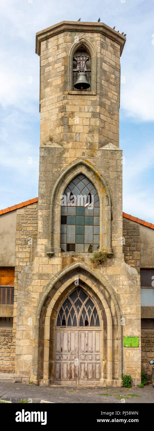Chapel, Langogne, Stevenson trail, Lozere, Occitanie, france Stock ...