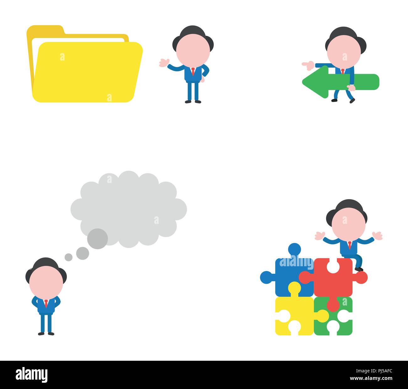 Folder together Stock Vector Images - Alamy