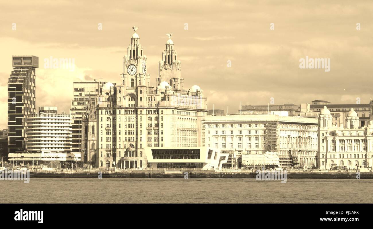 Liverpool,Uk iconic liverpool buildings credit Ian Fairbrother/Alamy ...