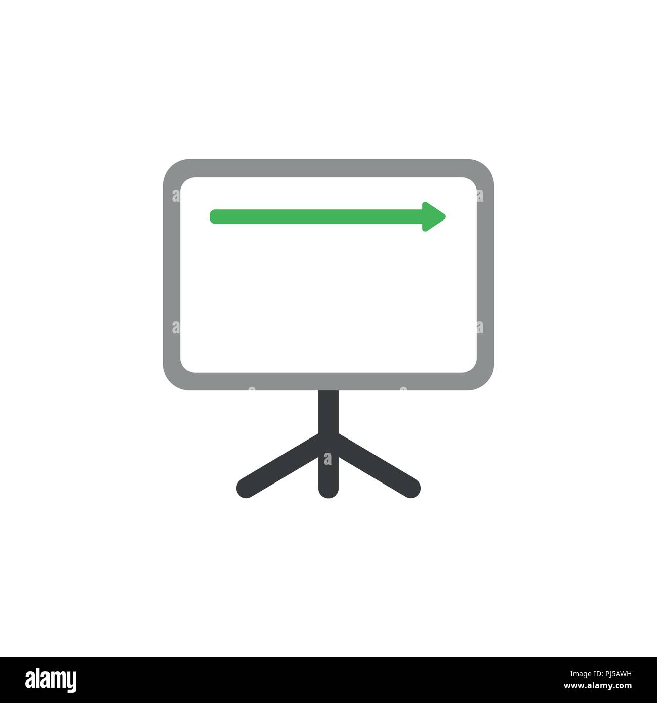Vector illustration icon concept of sales chart arrow moving up Stock ...