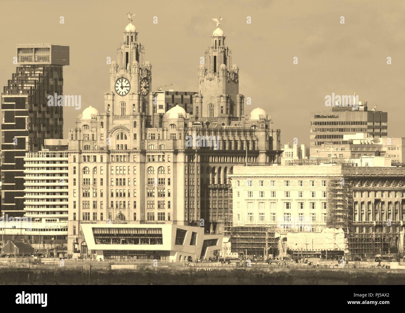 Liverpool,Uk iconic liverpool buildings credit Ian Fairbrother/Alamy ...