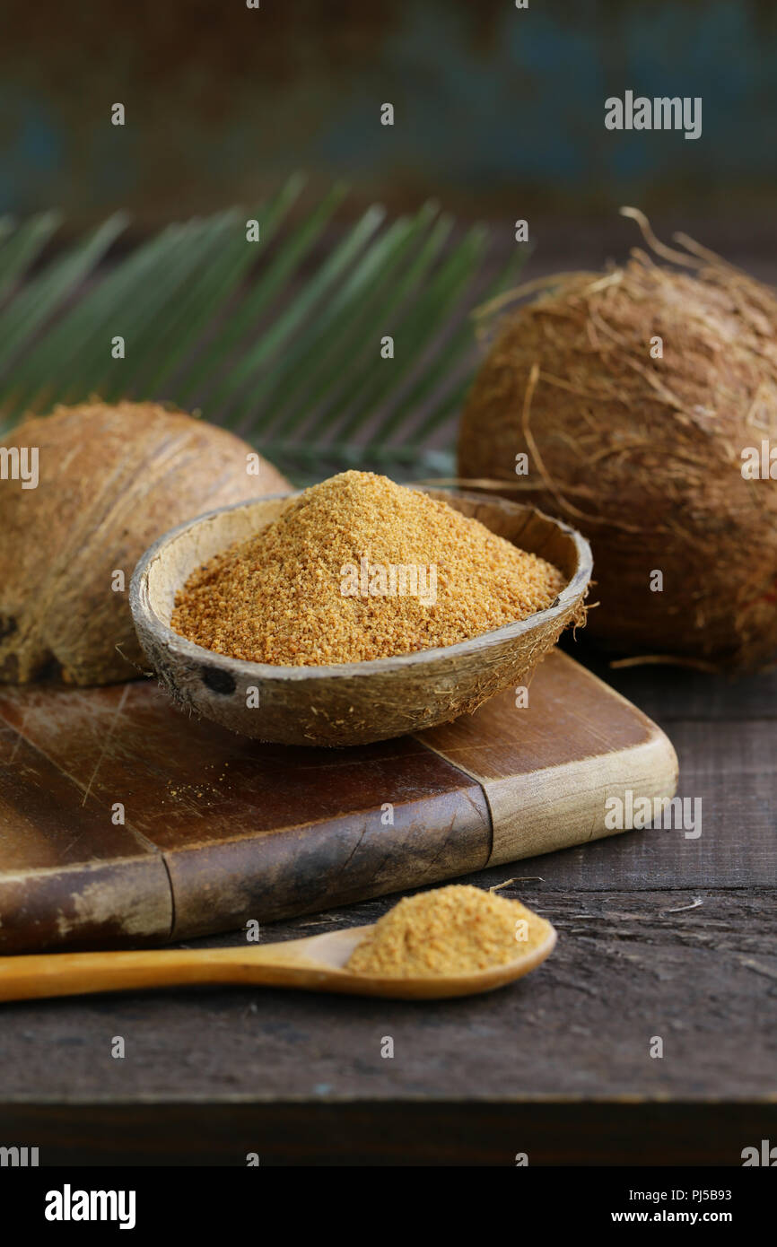 natural organic coconut sugar Stock Photo - Alamy