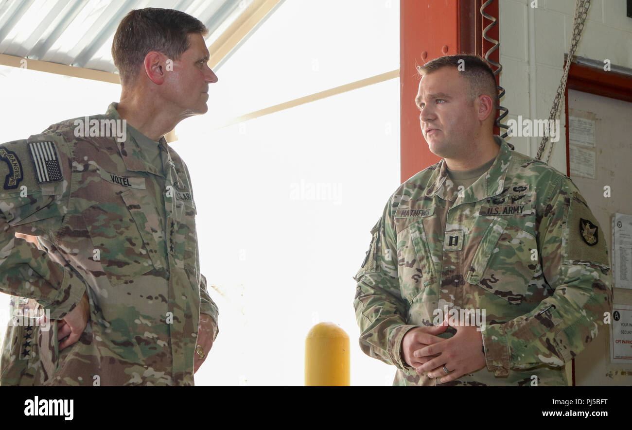 U.S. Army Capt. Kevin J. Mathews, a detachment commander assigned to ...