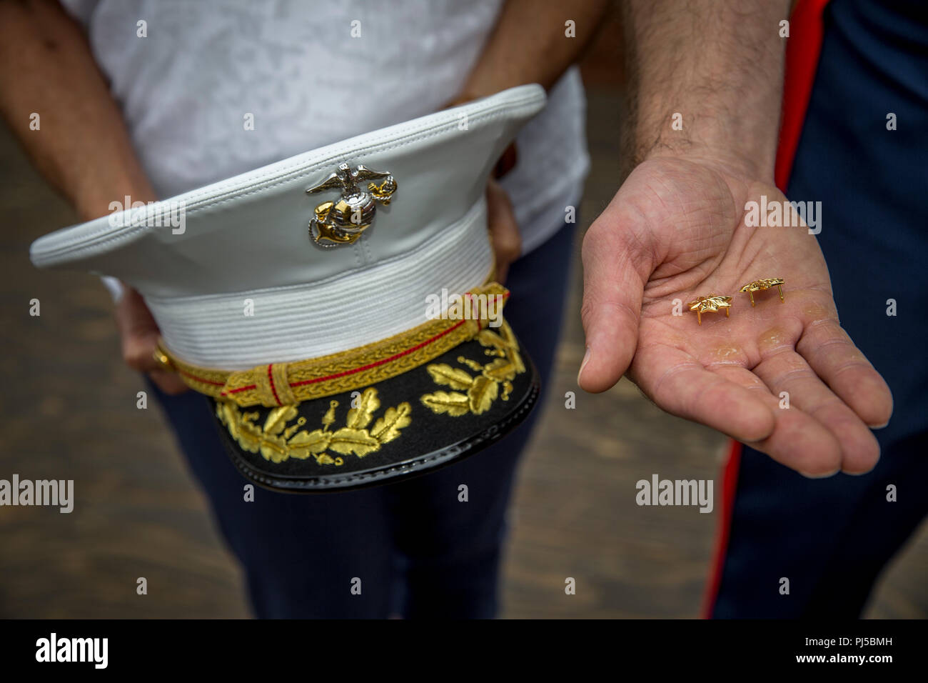 U.S. Marine Corps Maj. Scott Sasser, a media operations officer with I ...