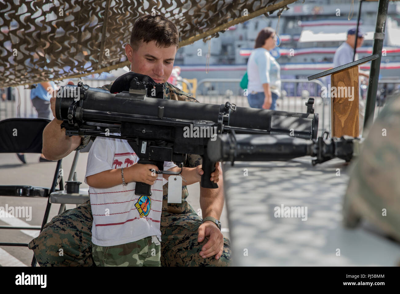 U.S. Marine Corps Lance Cpl. Cameron Dunn, an assaultman with 5th ...
