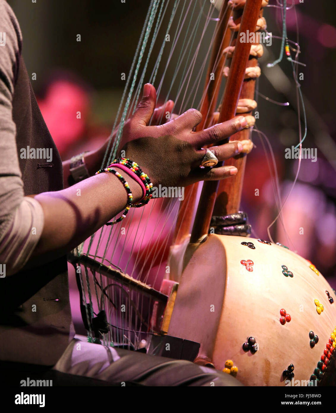 African ethnical music instruments hi-res stock photography and images ...