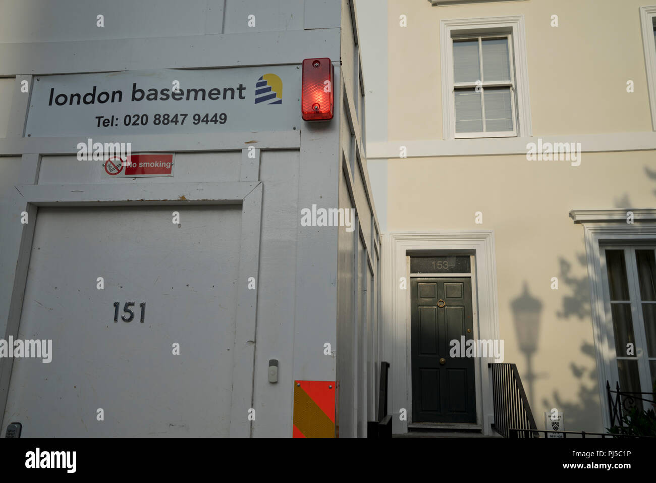 Luxury house having basement being refurbished in Notting Hill,London ...