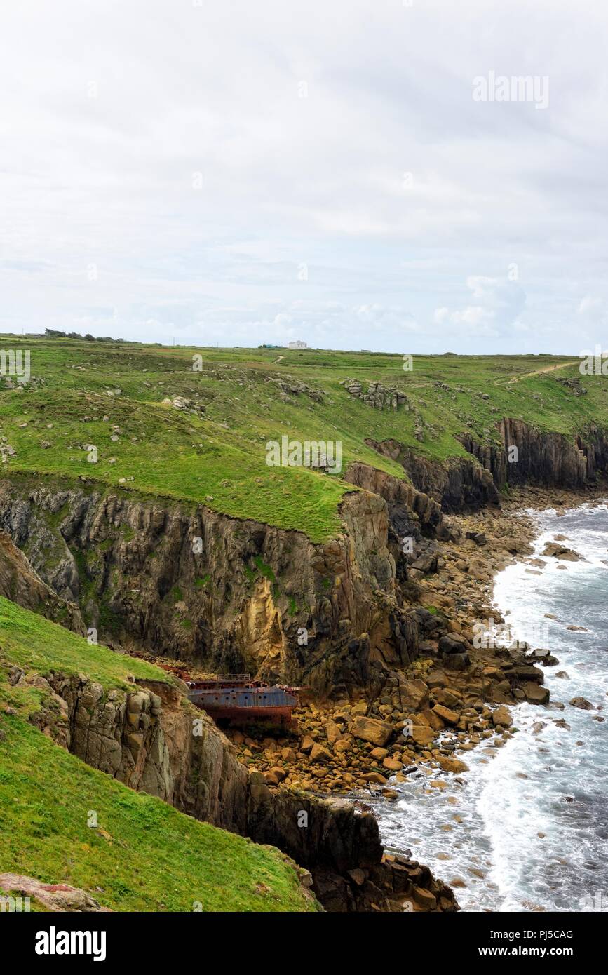 Mayon Cliff,Lands End,Cornwall,England,UK Stock Photo - Alamy