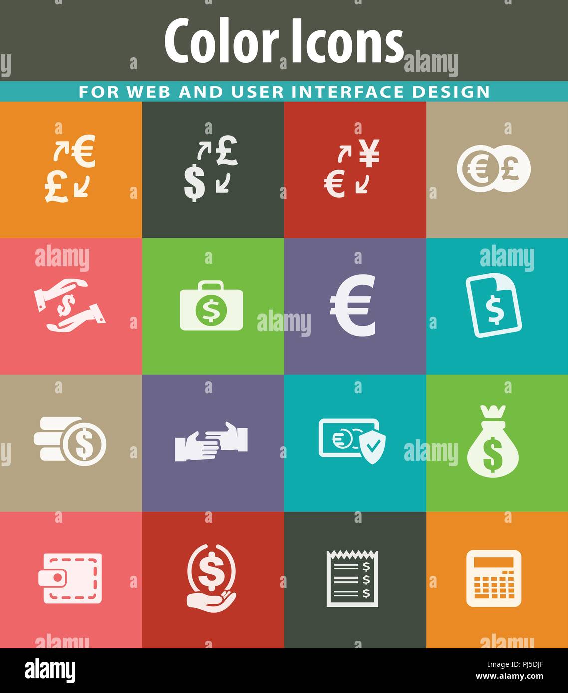 Currency exchange icons set Stock Vector Image & Art - Alamy