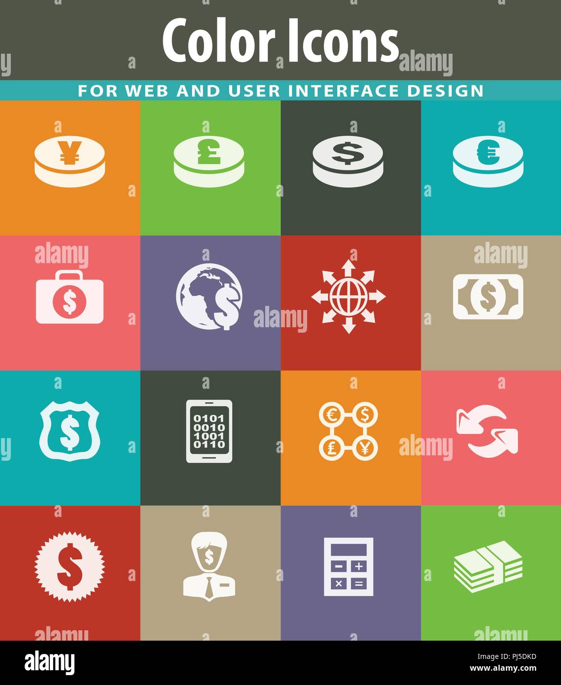 Currency exchange icons set Stock Vector Image & Art - Alamy