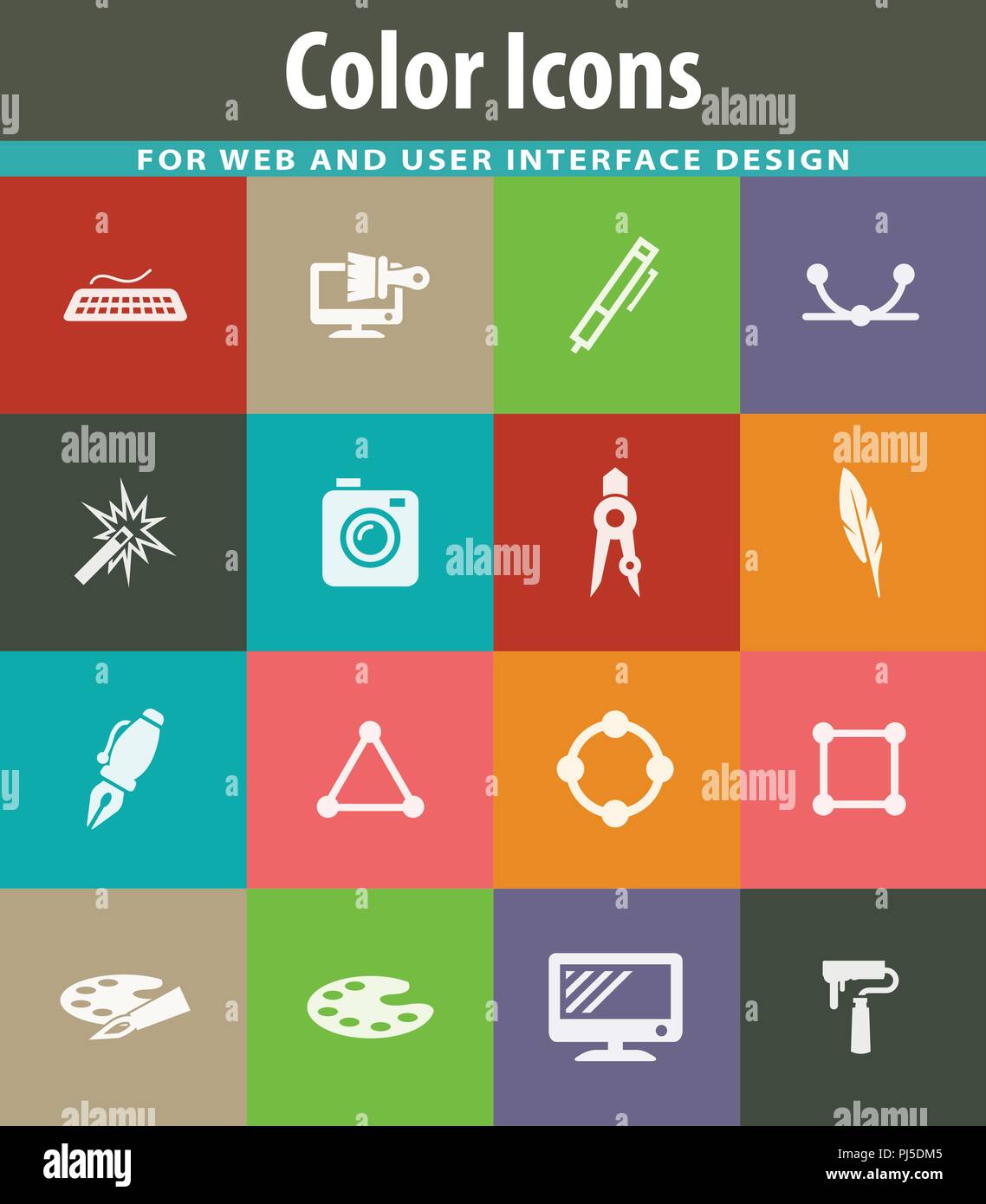 Design icons set Stock Vector Image & Art - Alamy