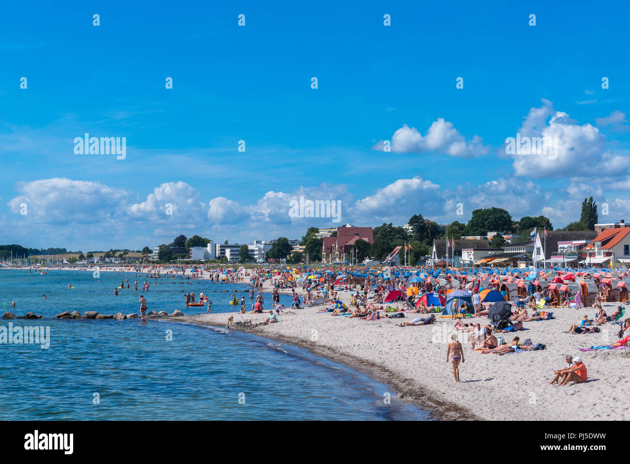 Ostseestrand, Ostseebad (Gem. Groemitz) am 14.08.2017 Ostholstein ...