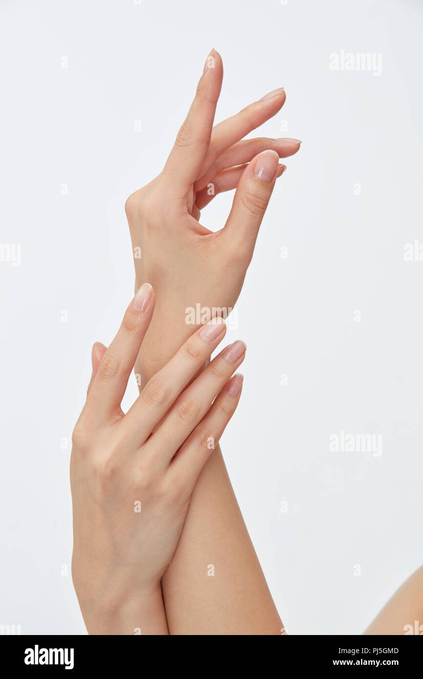 Japanese woman hands Stock Photo - Alamy