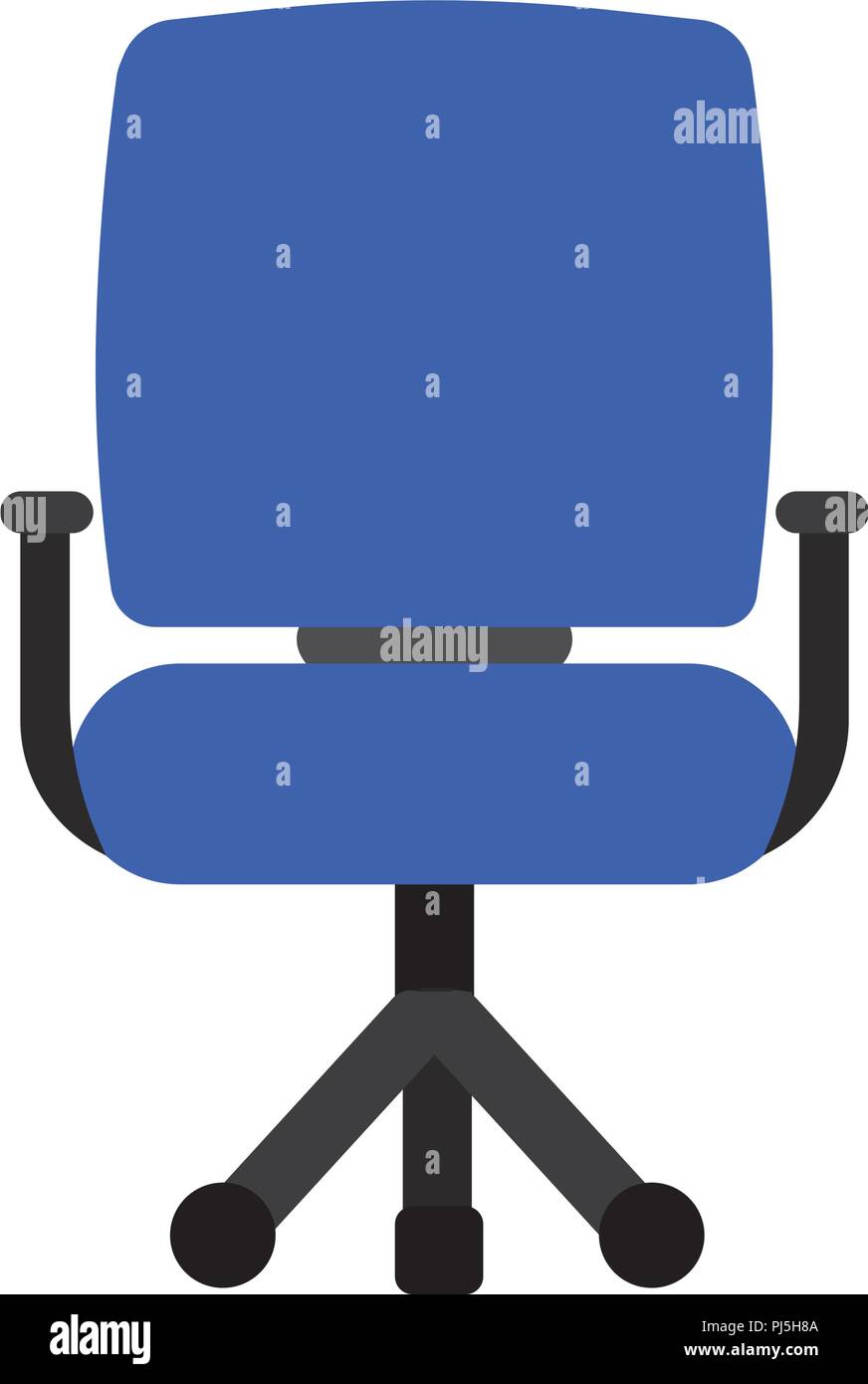 Blue objects chair Stock Vector Images - Alamy