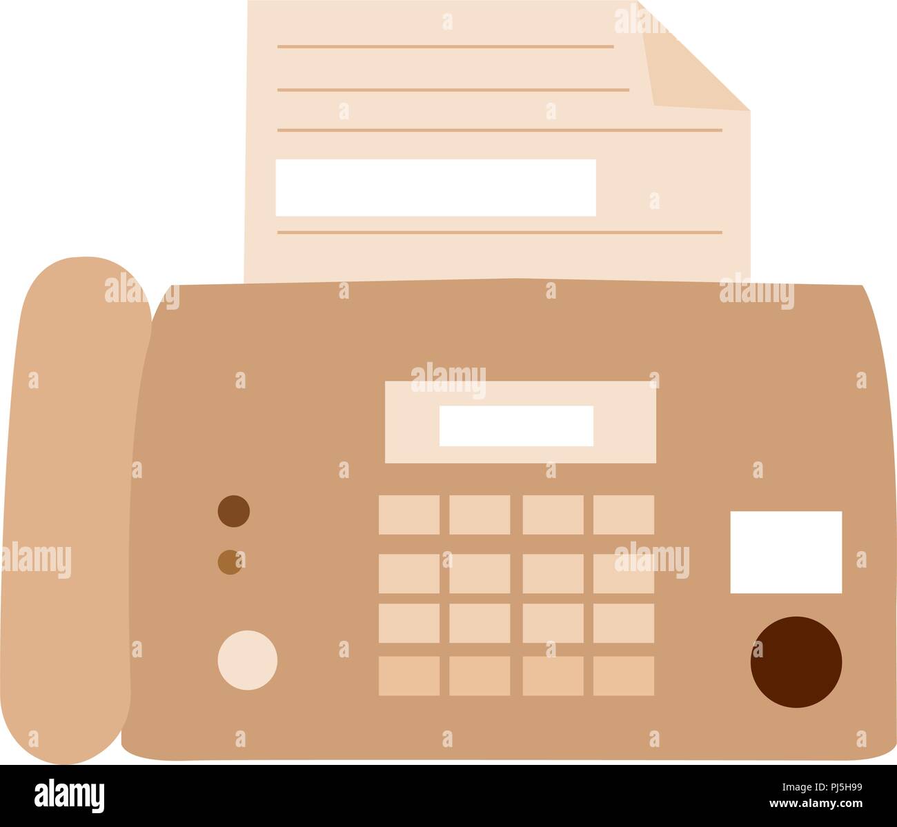 old fax icon Stock Vector Image & Art - Alamy