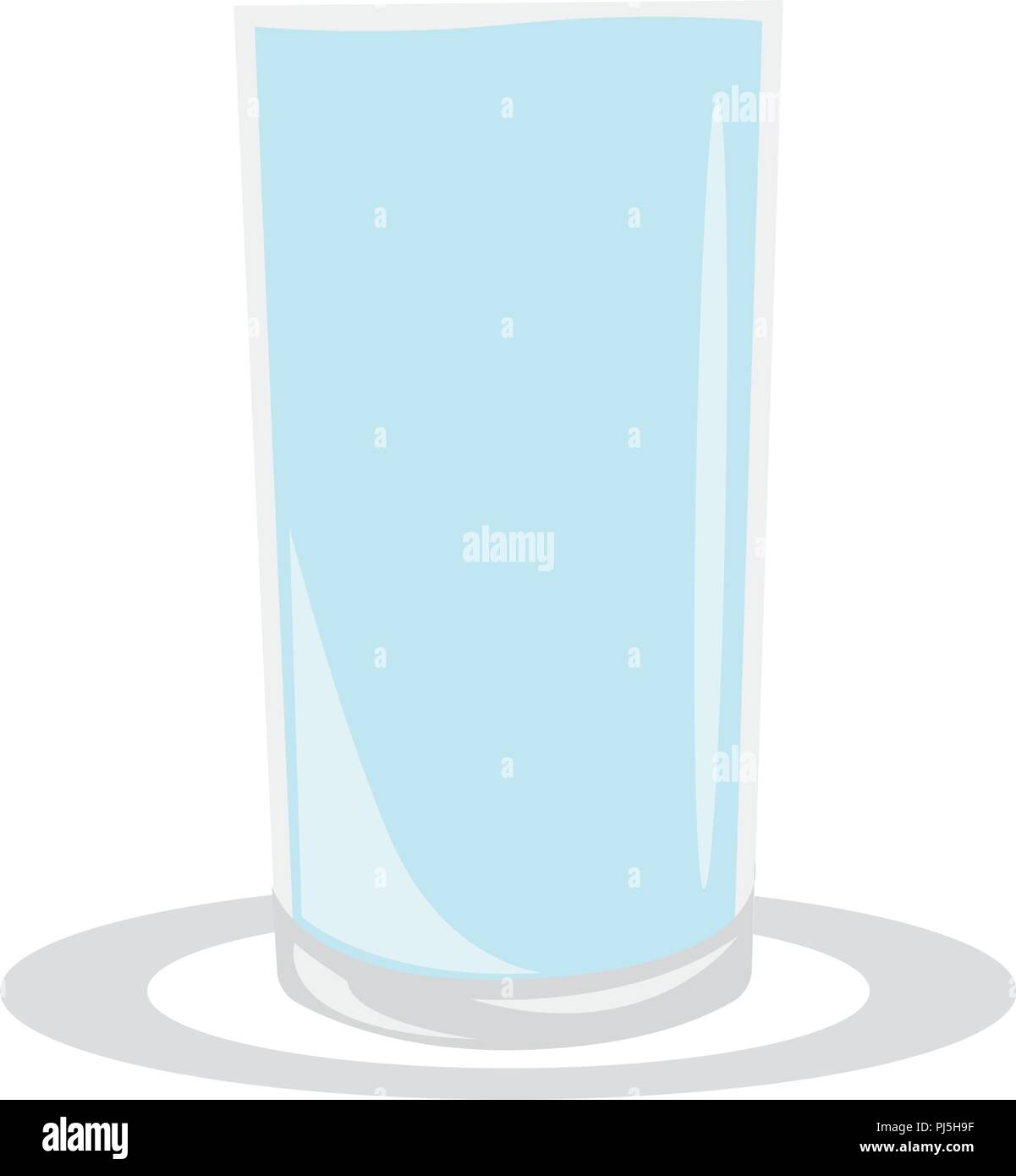 Top view on empty water Stock Vector Images - Alamy