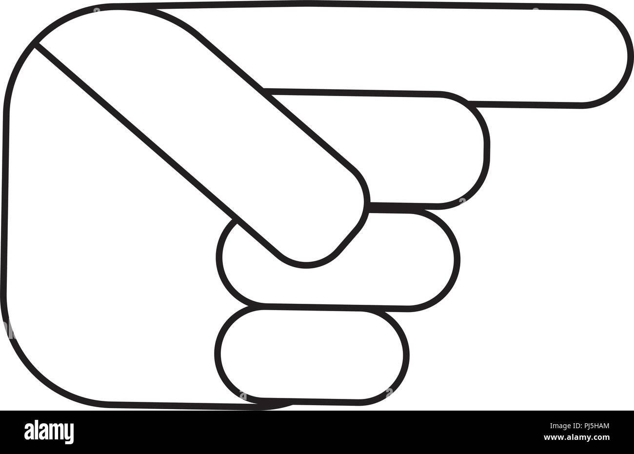 Abstract hand Expression Stock Vector Image & Art - Alamy