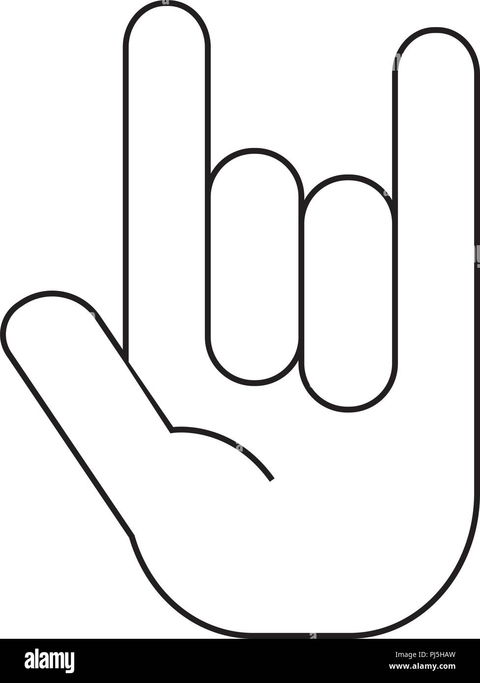 Abstract hand Expression Stock Vector Image & Art - Alamy