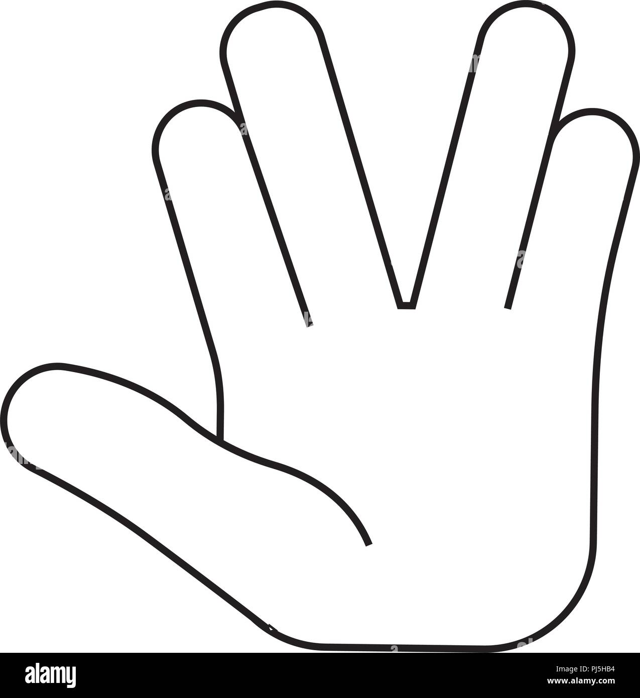 Abstract hand Expression Stock Vector Image & Art - Alamy