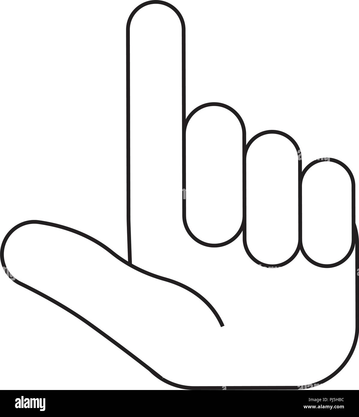 Abstract hand Expression Stock Vector Image & Art - Alamy