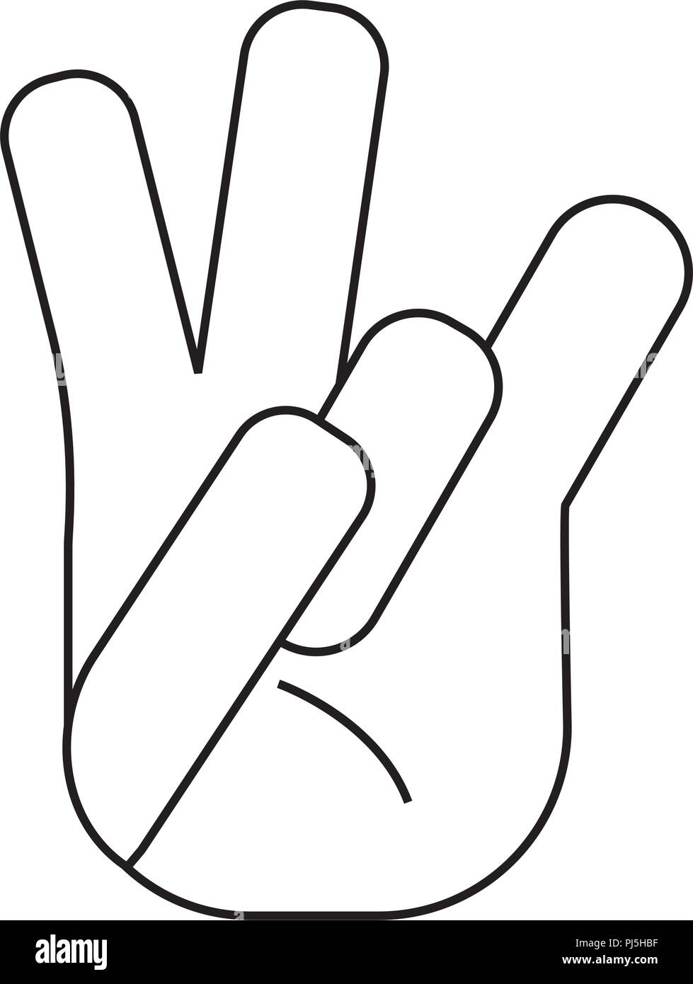 Abstract hand Expression Stock Vector Image & Art - Alamy