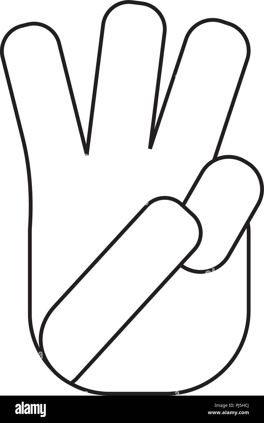 Abstract hand Expression Stock Vector Image & Art - Alamy